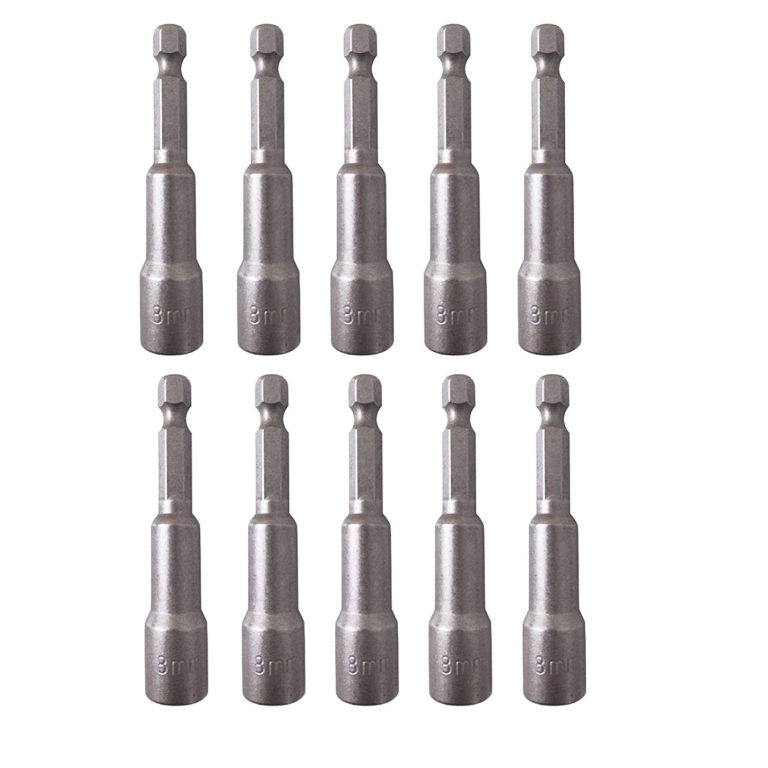 Screwdriver Bit Sockets For Recessed Head Screws, Long Pattern 1/2” – SAMDEX